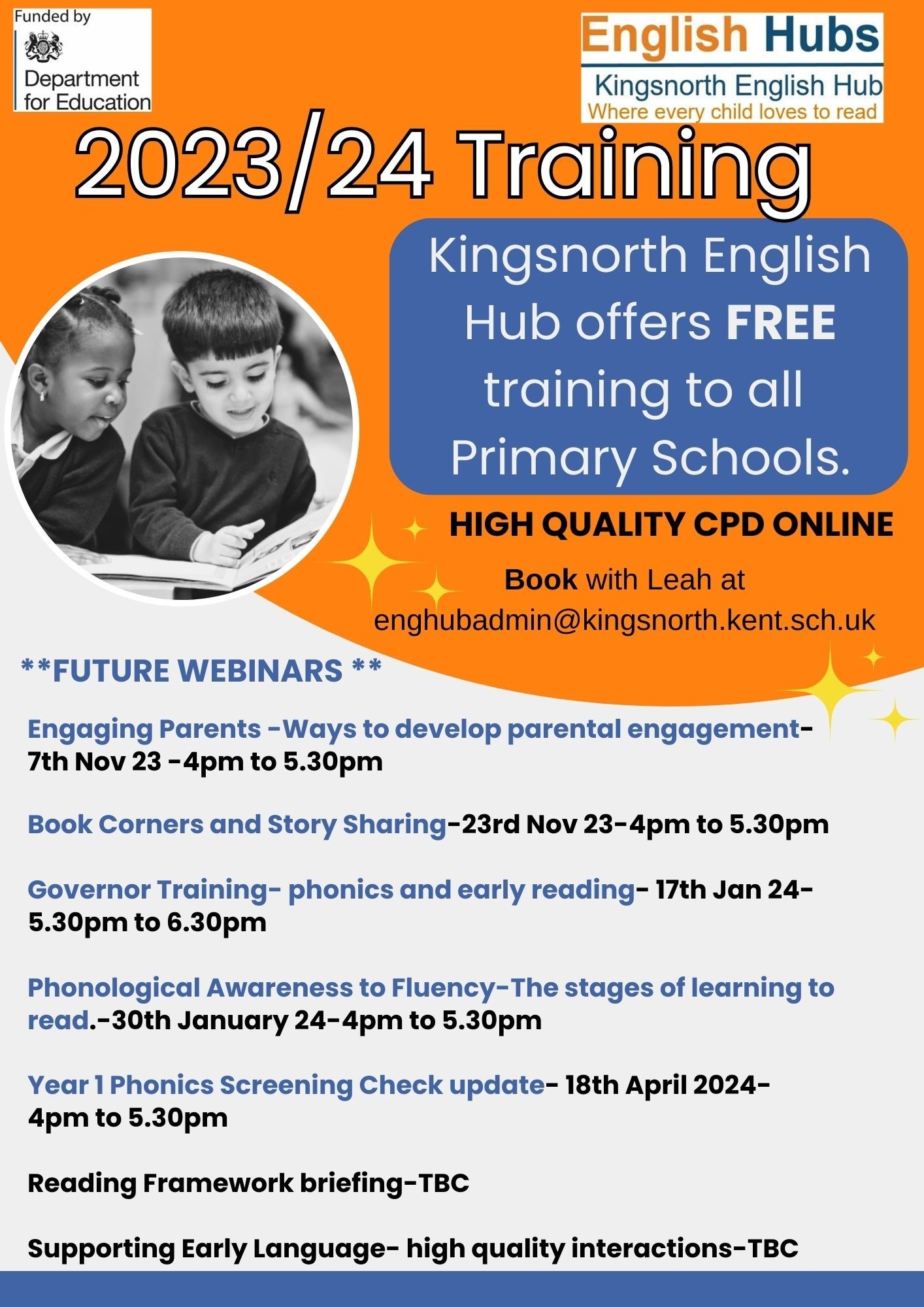 Kingsnorth Primary School - CPD Events